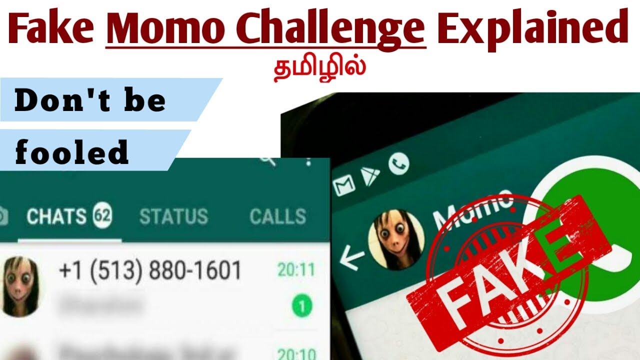 Fake Momo Challenge Explained | தமிழில் | momo real or fake | Tamil ...