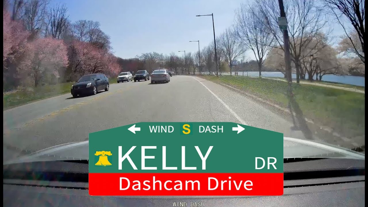 Nice drive on Philadelphia's Kelly Drive - YouTube