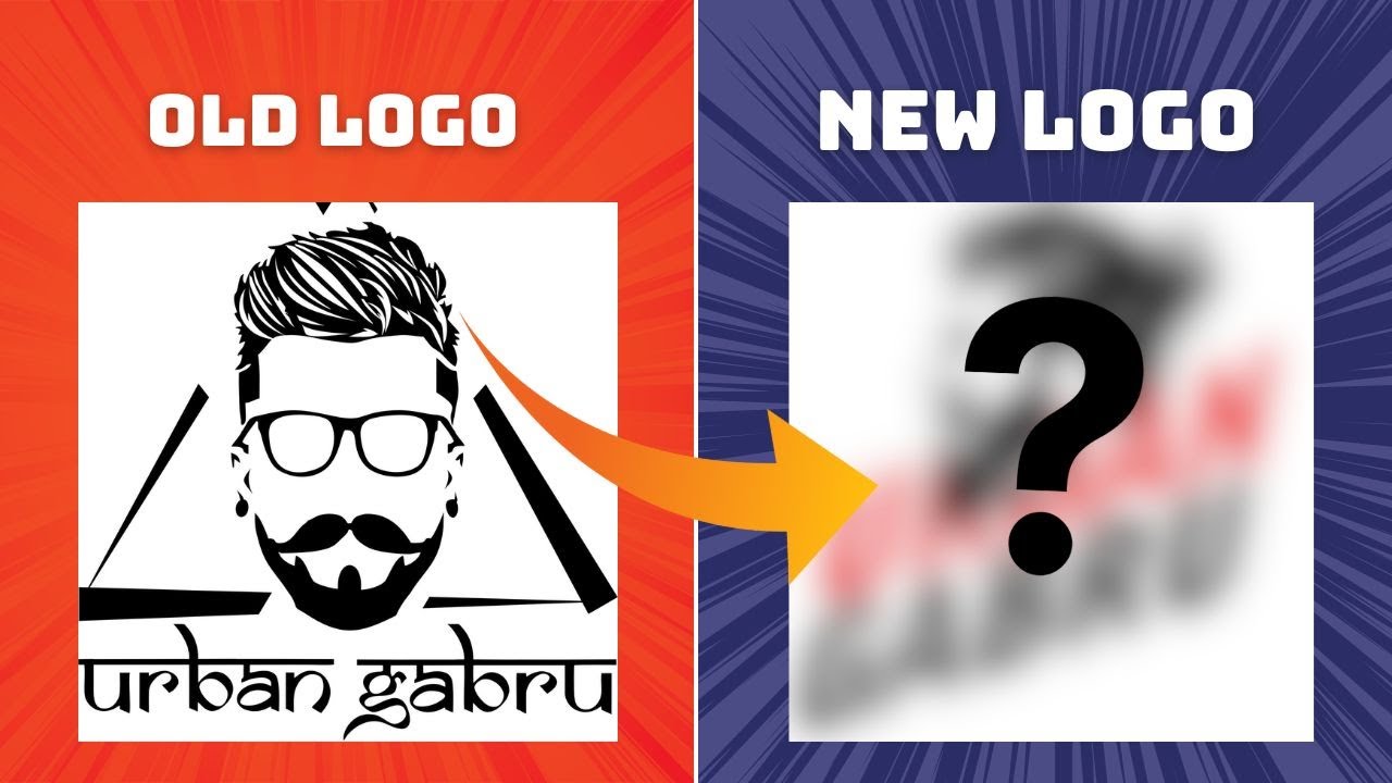 URBAN GABRU LOGO RE-DESIGN | HOW TO MAKE LOGO | LOGO RE-DESIGN - YouTube