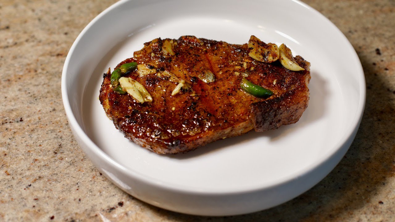 NEW YORK STRIP STEAK INDIAN STYLE | SPICY - YouTube