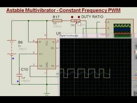 Proteus - Waveforms of Constant frequency PWM - YouTube