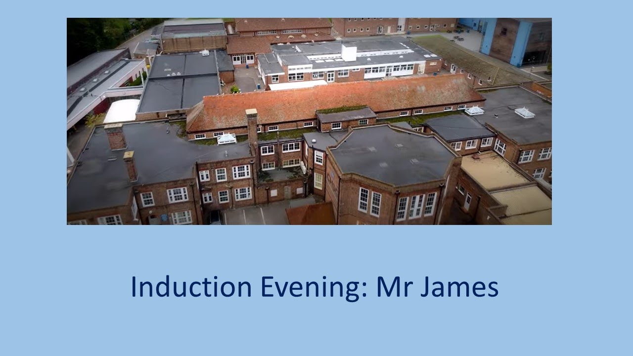 Induction Evening 2021 - Mr James - YouTube
