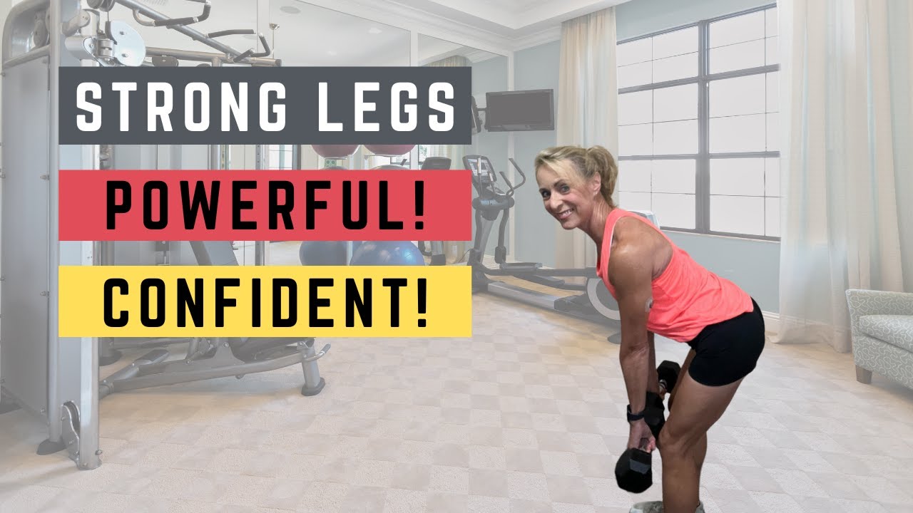 Strong Legs for Women Over 50: Hamstring & Calves Workout - YouTube