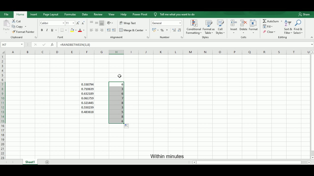 Random Number In Excel random Number Generation In Excel how We Can Random Number In Excel random Number Generation In Excel how We Can