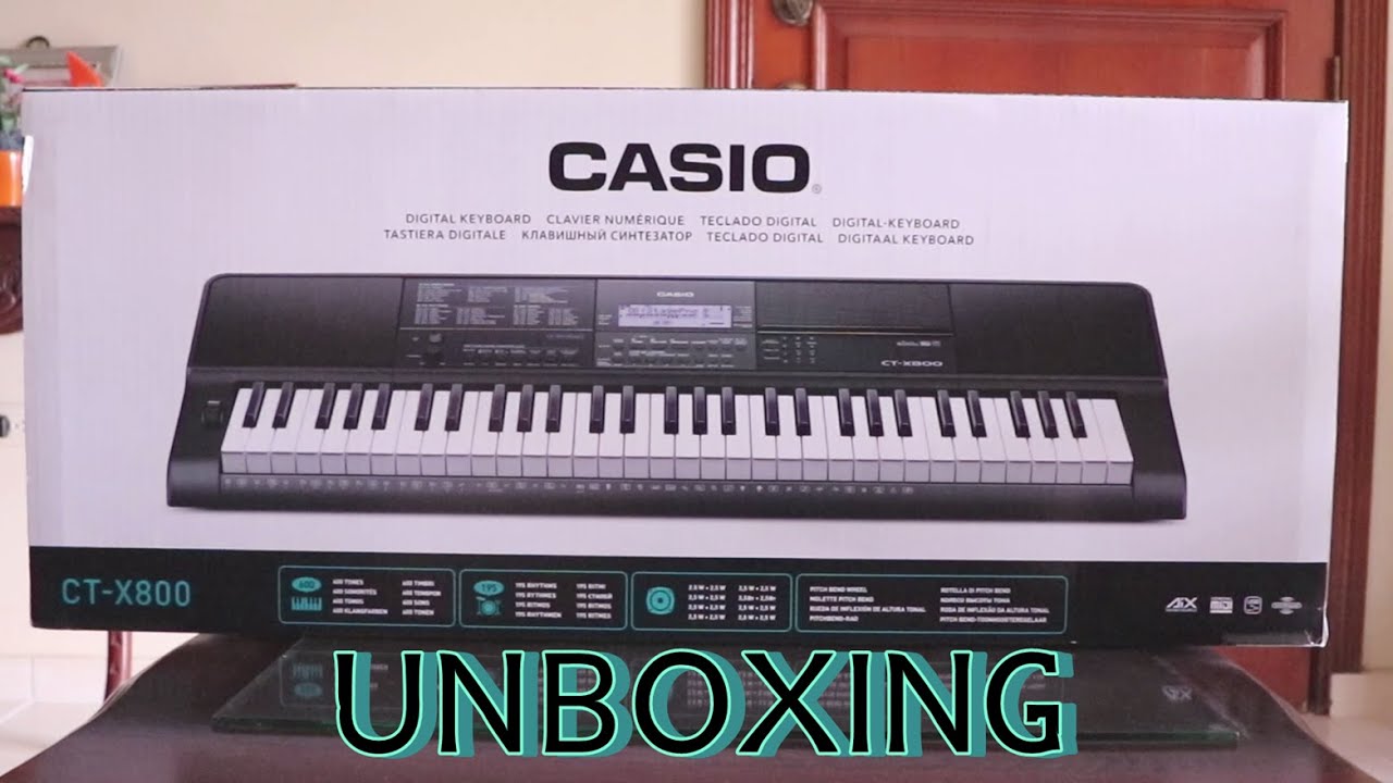 Casio CT-X800 | UNBOXING - YouTube