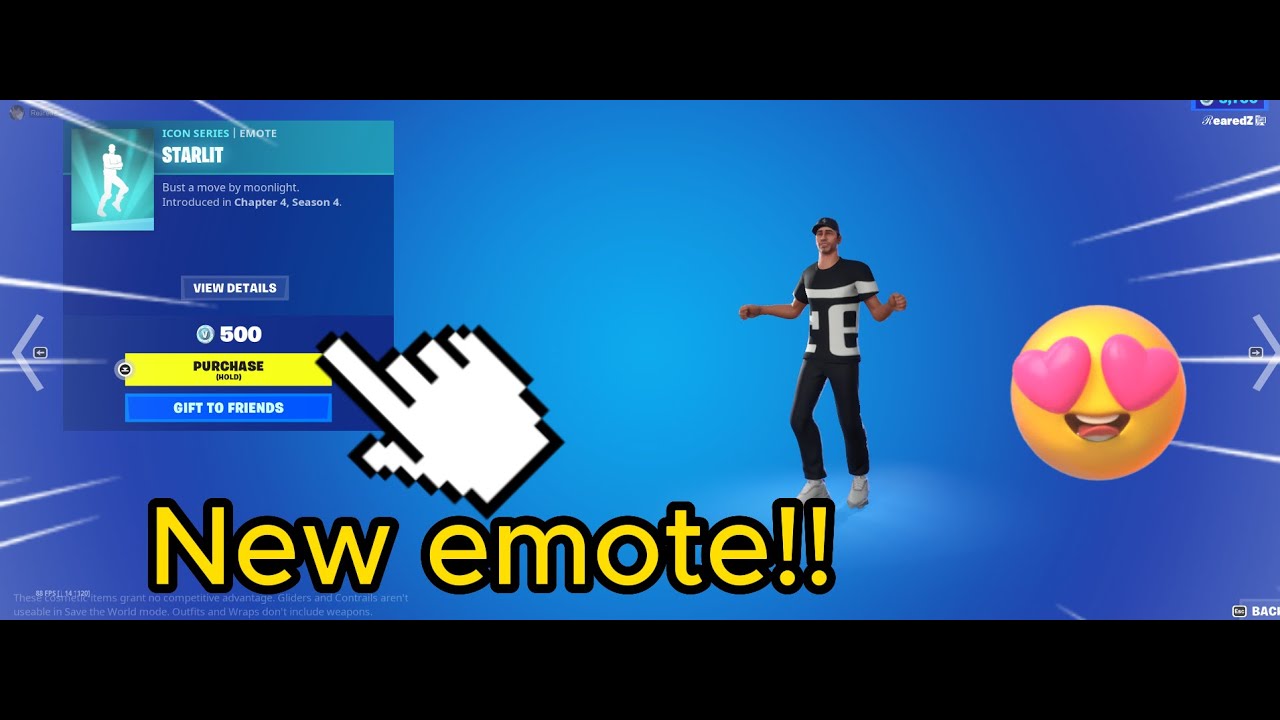 NEW STARLIT EMOTE!! - YouTube
