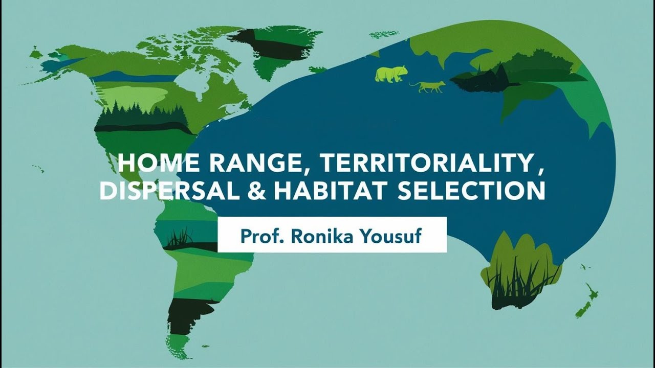 Home range, territoriality, dispersal & habitat selection. - YouTube