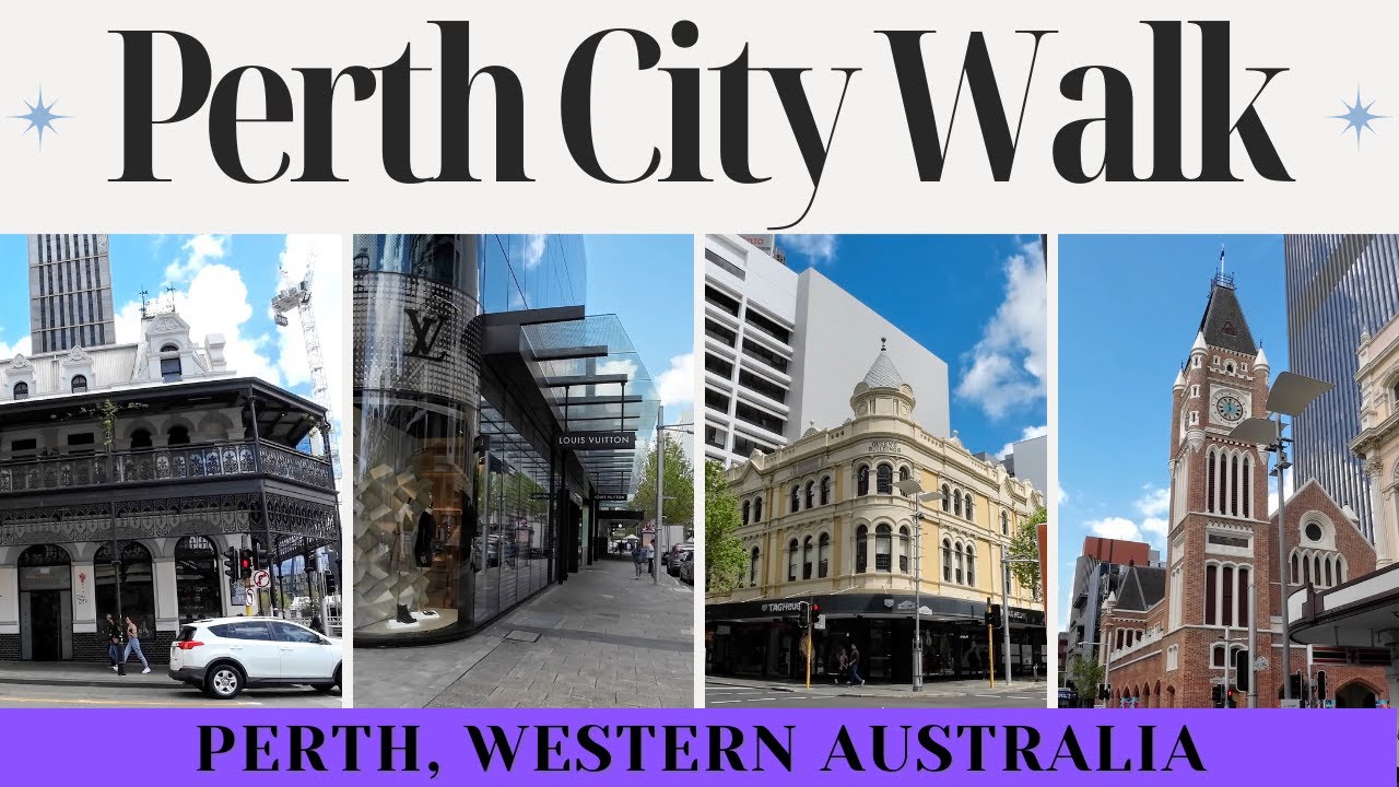 PERTH CITY Street Walk - Western Australia - YouTube