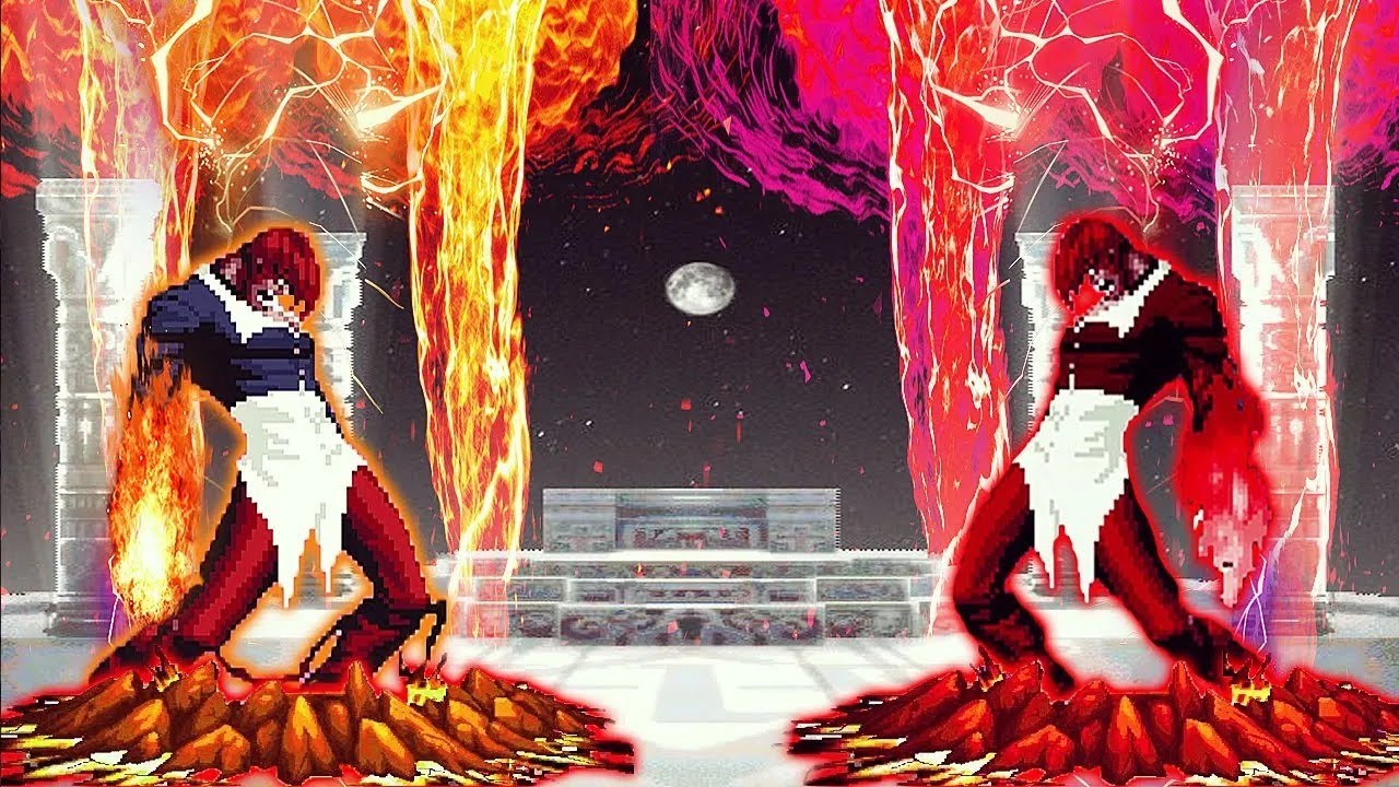 [Mugen KOF] Orochi Iori Yasakani Blood Vs Orochi Iori Yasakani Flame ...
