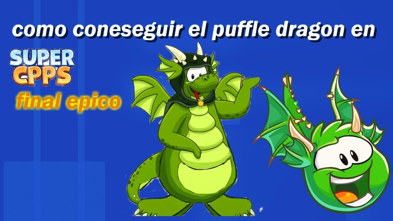 como conseguir el puffle dragon super cpps 2018 - YouTube