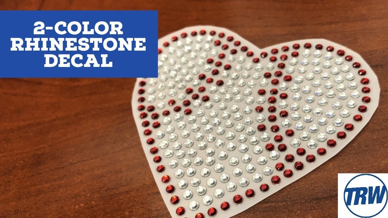 Rhinestone Car Decals (2-Color Tutorial) - YouTube