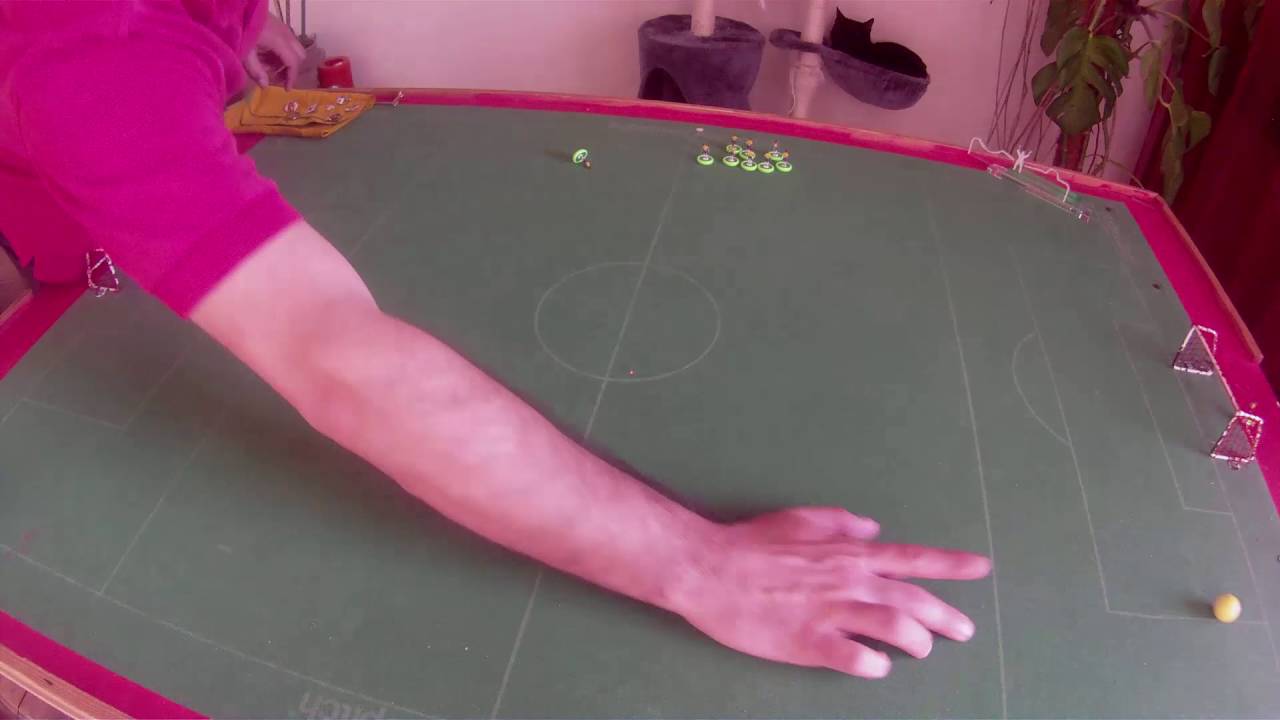 Subbuteo Training - Session 1 : Contrôles et passes - YouTube