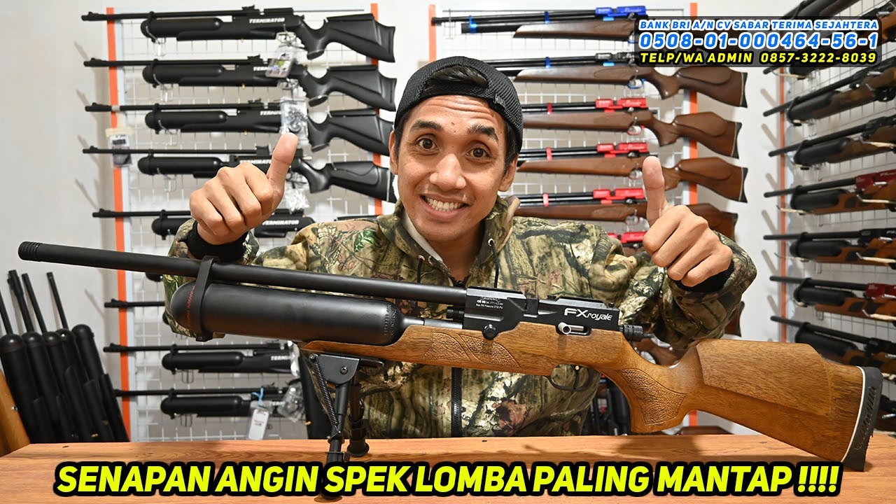 Senapan angin PCP terbaik spek lomba (PCP BOCAP FX ROYAL) - YouTube
