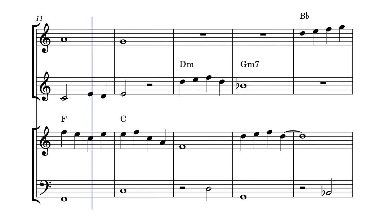 4 Part Harmony (Original Composition) | MuseScore 4 - YouTube