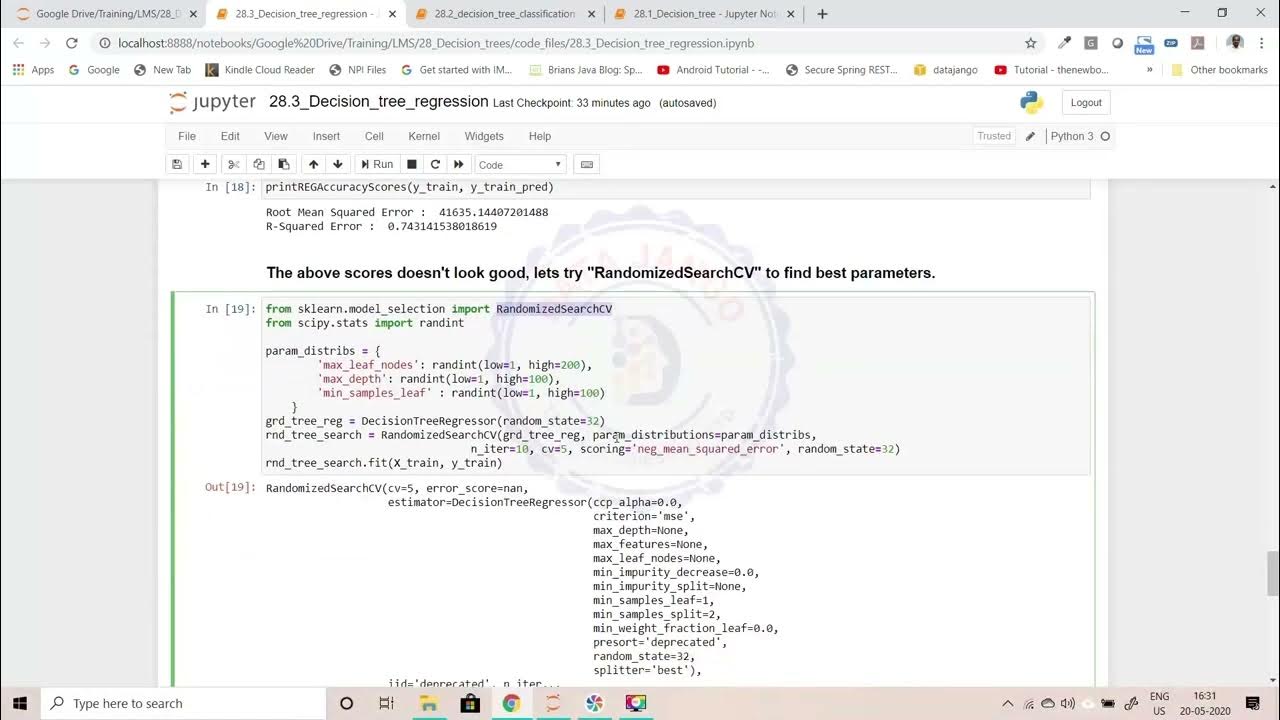 28 10 Decision Tree Regression Sklearn Youtube