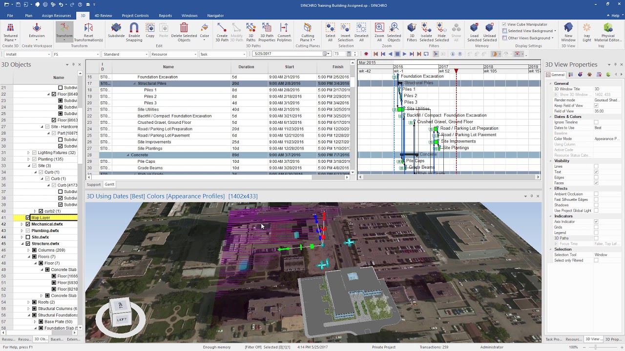 SYNCHRO 4D: Adding a Map Layer & Creating 3D Objects - YouTube