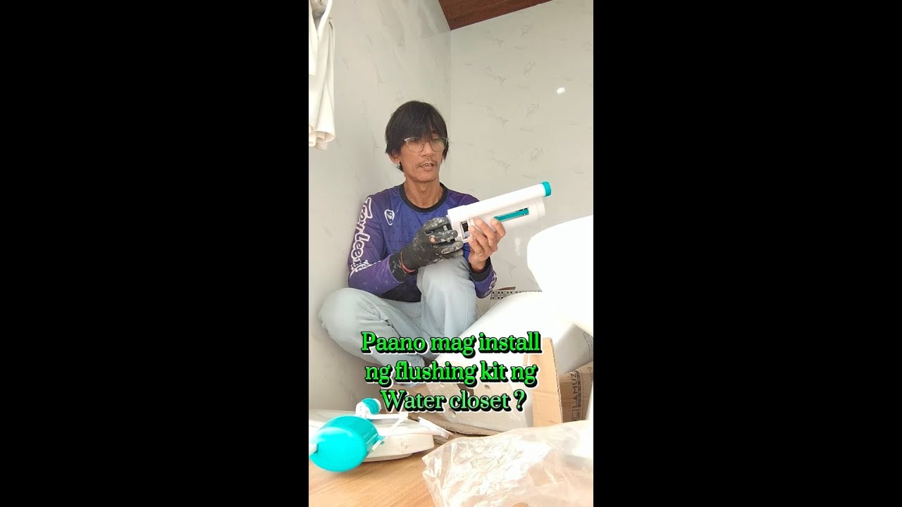 Paano mag install ng Flushing kit ng Water closet ? @jawbone_tv - YouTube