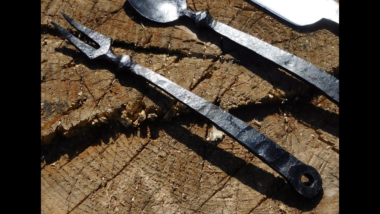Forging a Dinner Fork - YouTube
