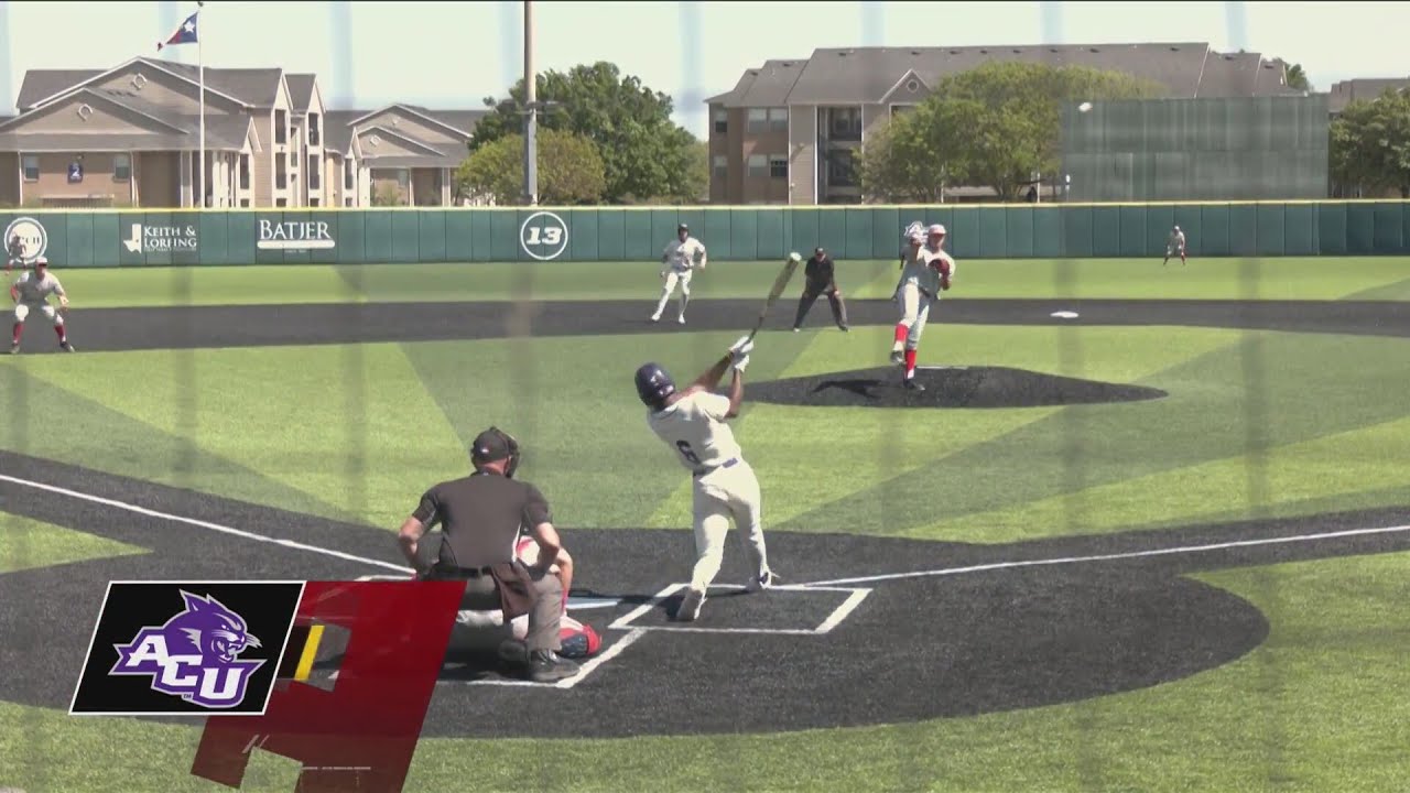 ACU baseball makes big strides in sweep of Utah Tech - YouTube