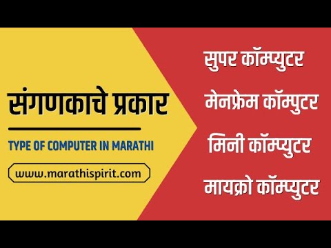 संगणकाचे वर्गीकरण काय आहे? What is Classification of Computer In ...