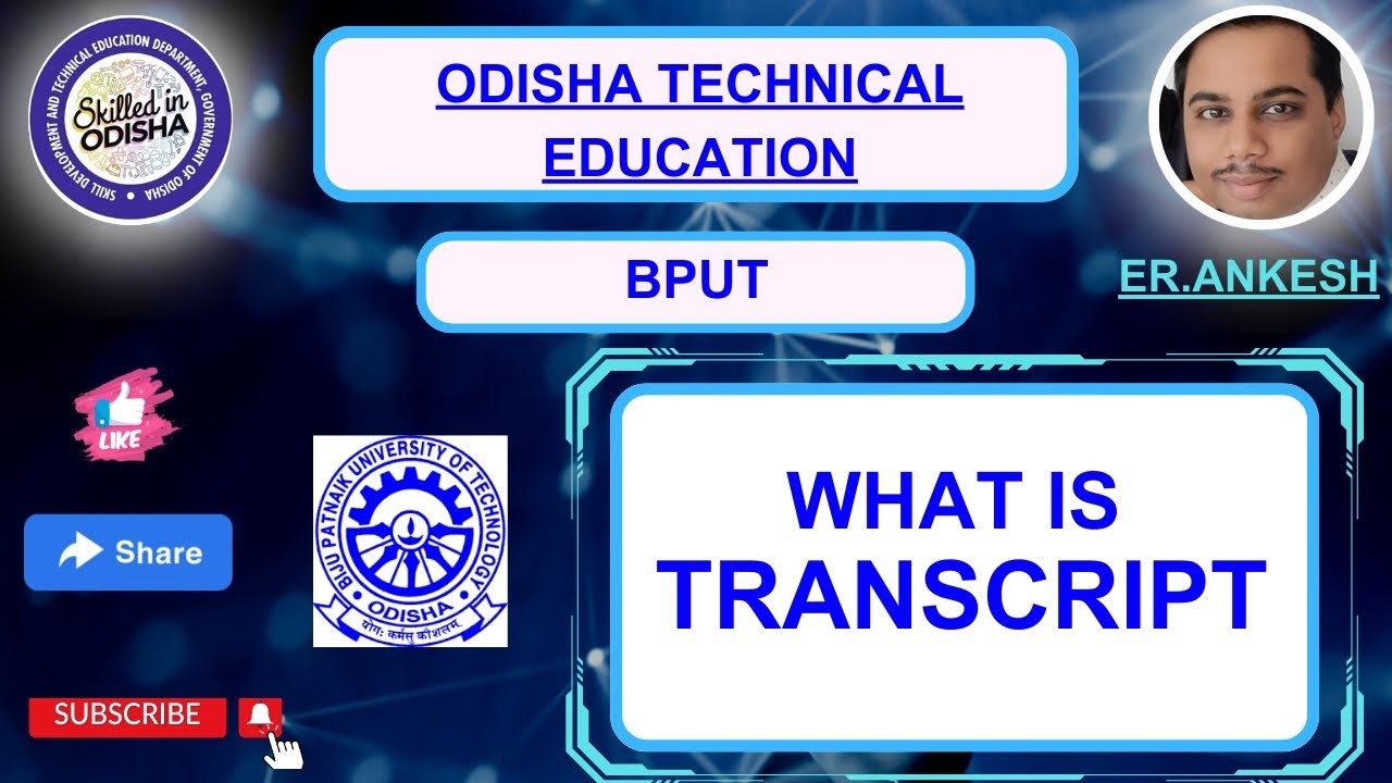 WHAT IS TRANSCRIPT IN BPUT bput btech bpharma barch mtech mba what-is-transcript-in-bput-bput-btech-bpharma-barch-mtech-mba