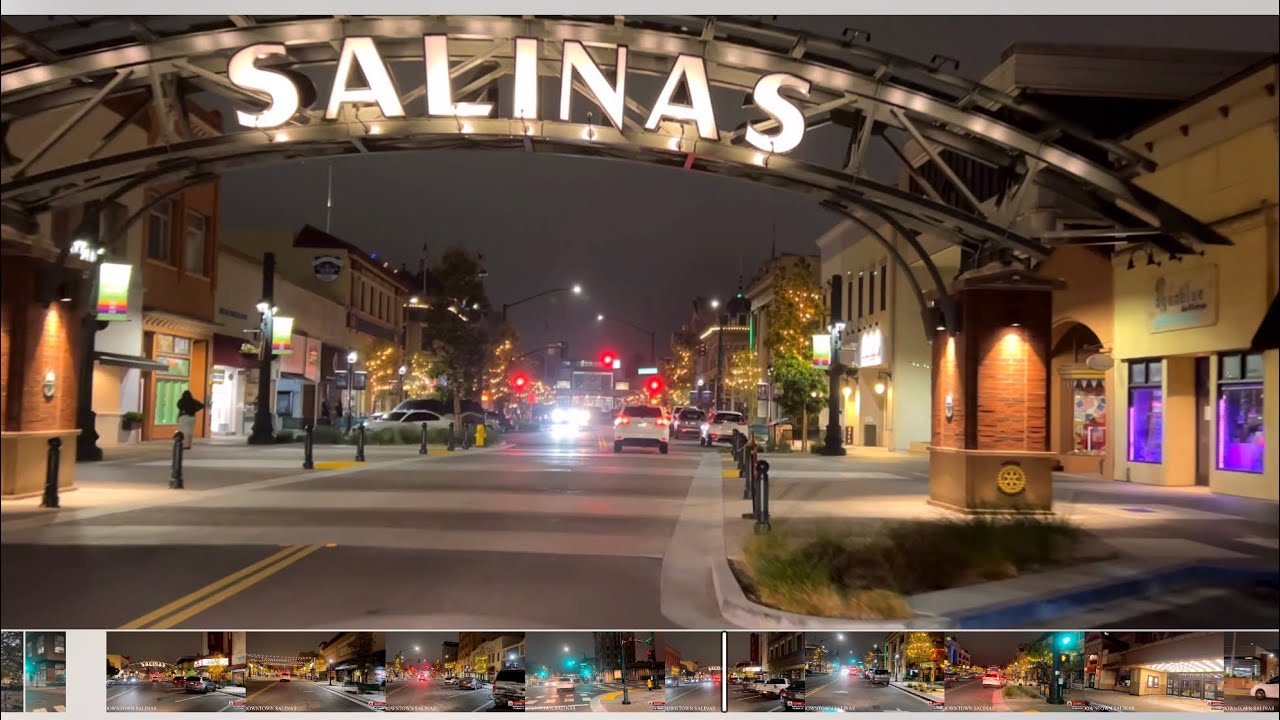 DOWNTOWN SALINAS CALIFORNIA AT NIGTH #salinas #california #usa # ...