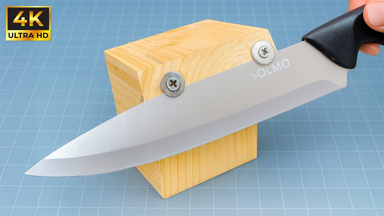 Easy Way To Sharpen A Knife Like A Razor Sharp! In Just 5 Minutes - YouTube