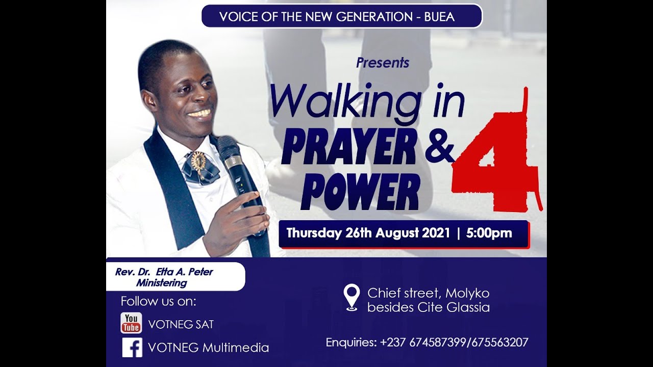 WALKING IN POWER & PRAYER PART 4 - YouTube