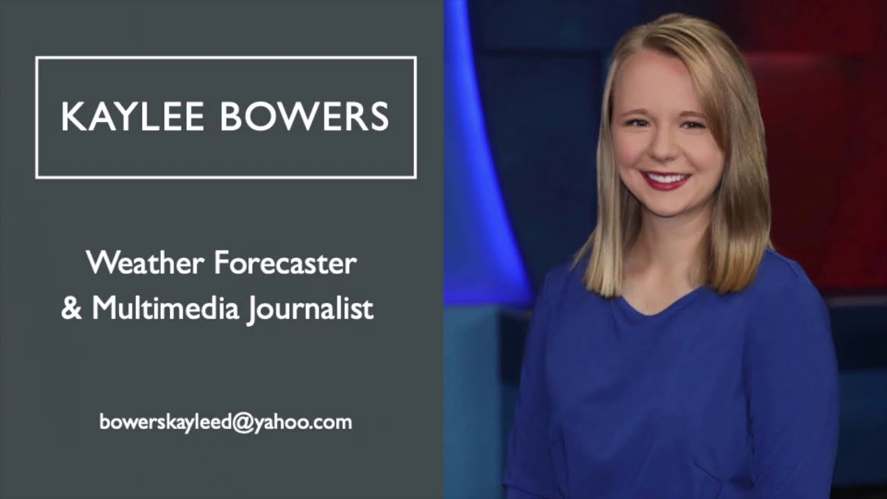 Kaylee Bowers - Weather Reel Feb. 2021 - YouTube