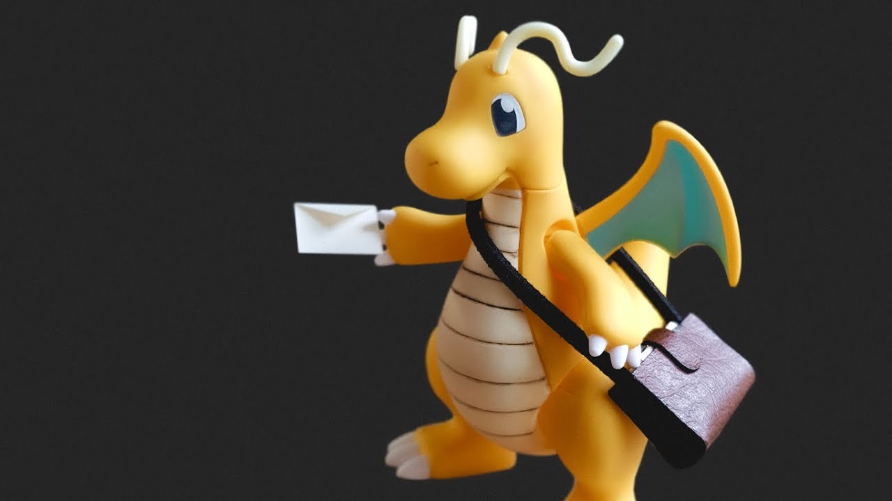 MAILMAN DRAGONITE - Pokemon Plastic Model [ Poke-Pla ] CUSTOM - YouTube