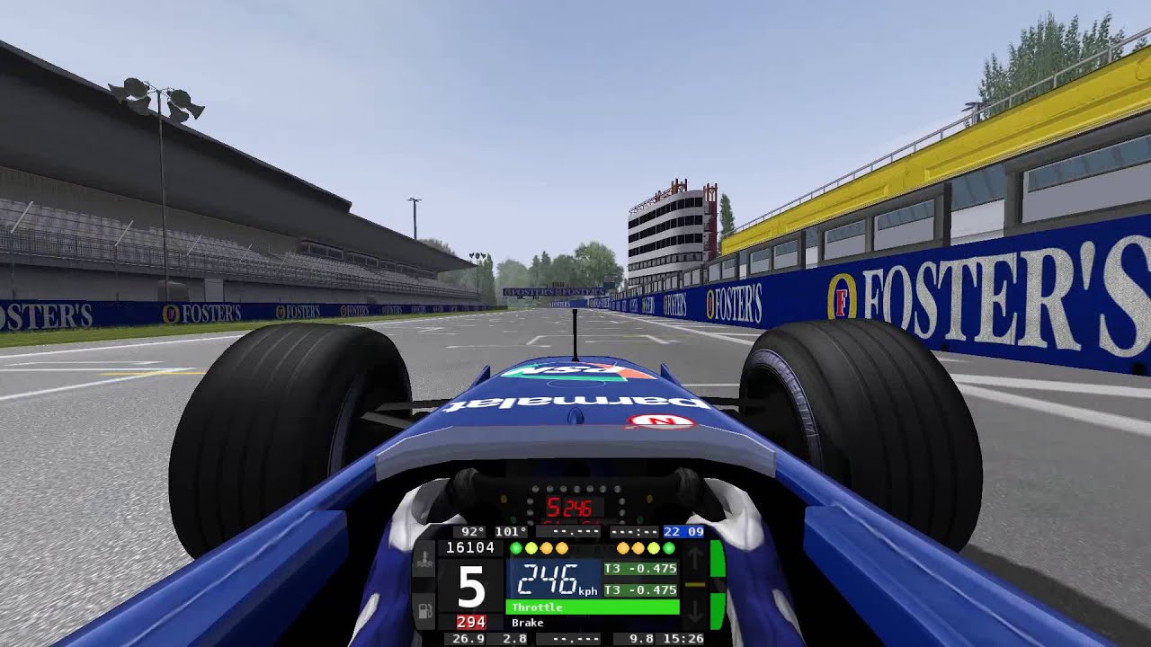 rFactor Prost Acer AP04 San Marino Onboard - YouTube