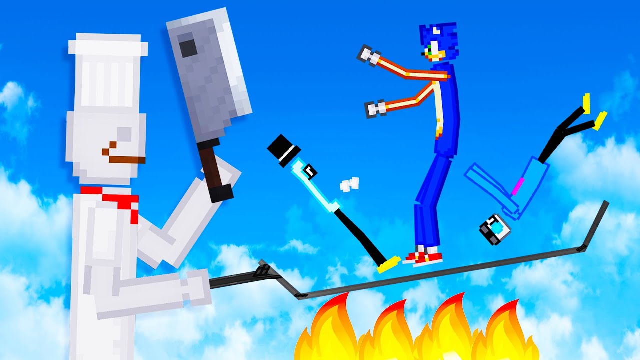 We Cook Sonic with a Giant Crazy Chef in People Playground! - YouTube