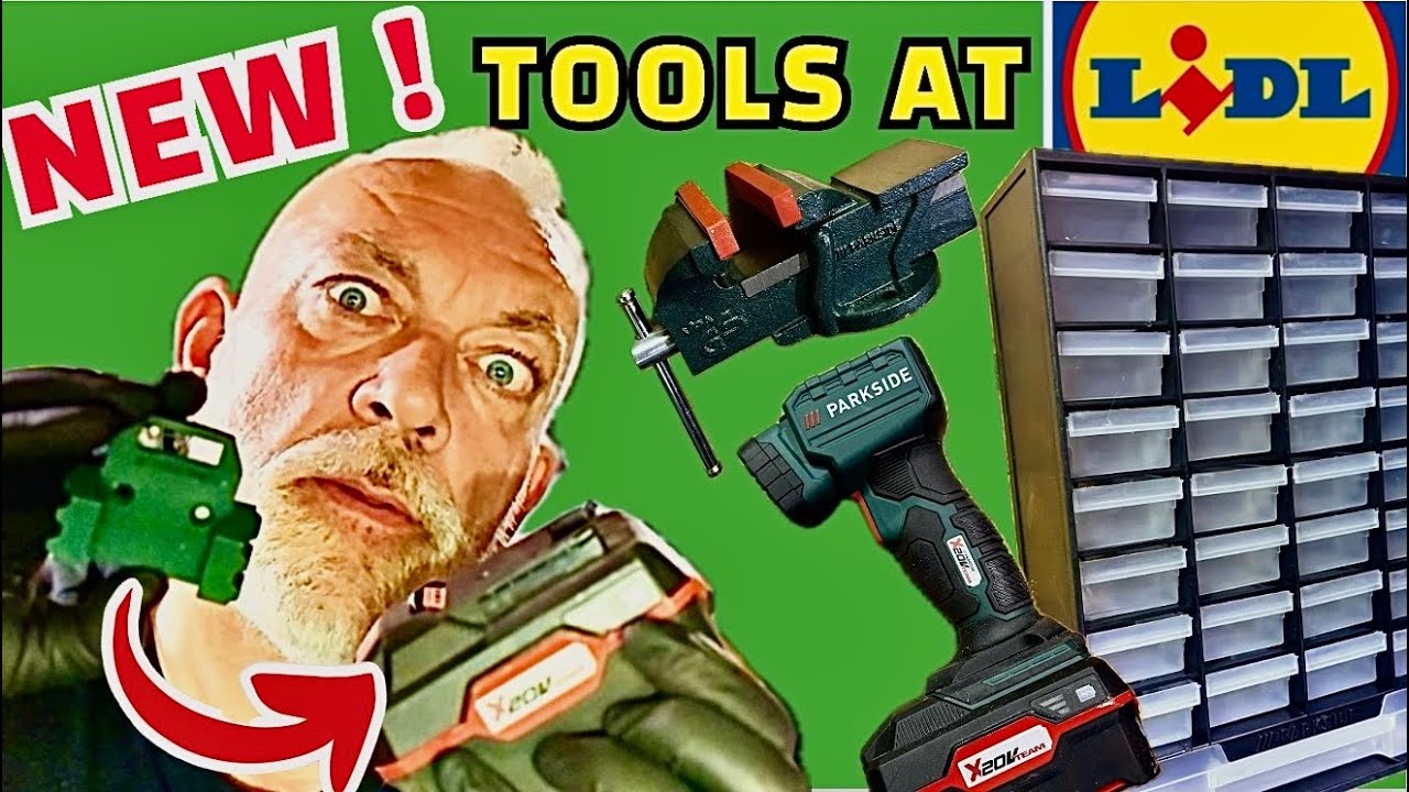 LIDL Tool Reviews 😃 Bench Vice, Cordless Worklight, Workshop Storage ...