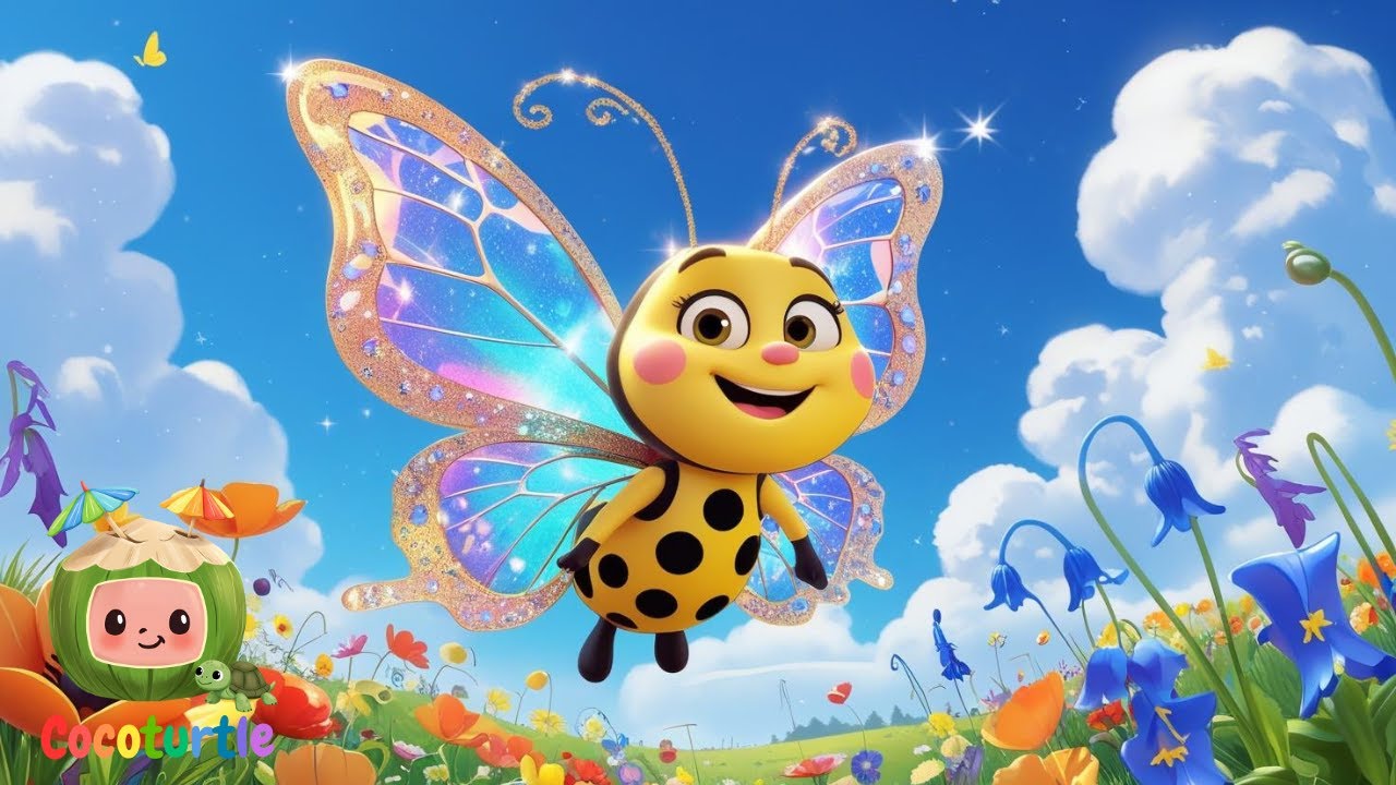 Fly Like A Butterfly | Nursery Rhymes & Kids Songs - YouTube