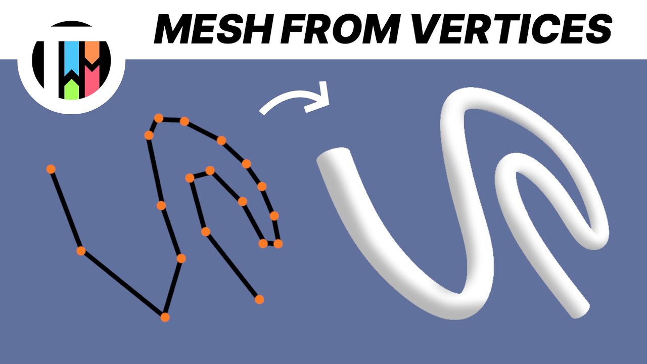 How To Create A Mesh From Vertices Most Useful Tip Youtube