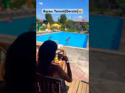 Burası Tunceli😍Ovacık Lewçem Otel, Bungalov evlerin harika manzarası🤩 #keşfet #reels #shorts