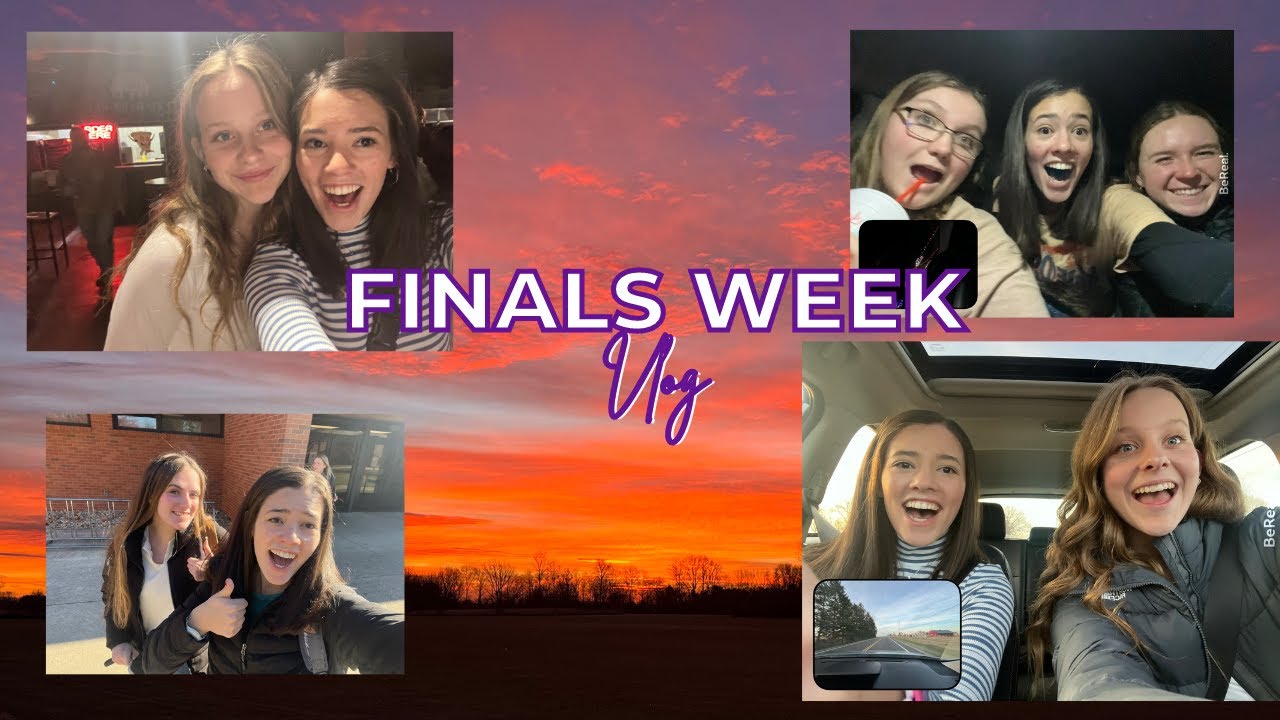 Finals Week Vlog: The last week before break!! - YouTube