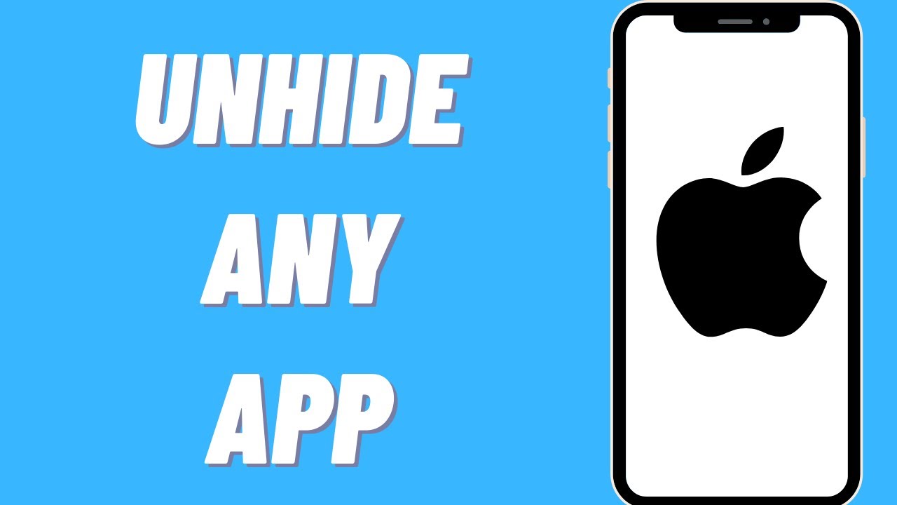 How To Unhide ANY App On IPhone IOS14 YouTube How To Unhide ANY App On IPhone IOS14 YouTube