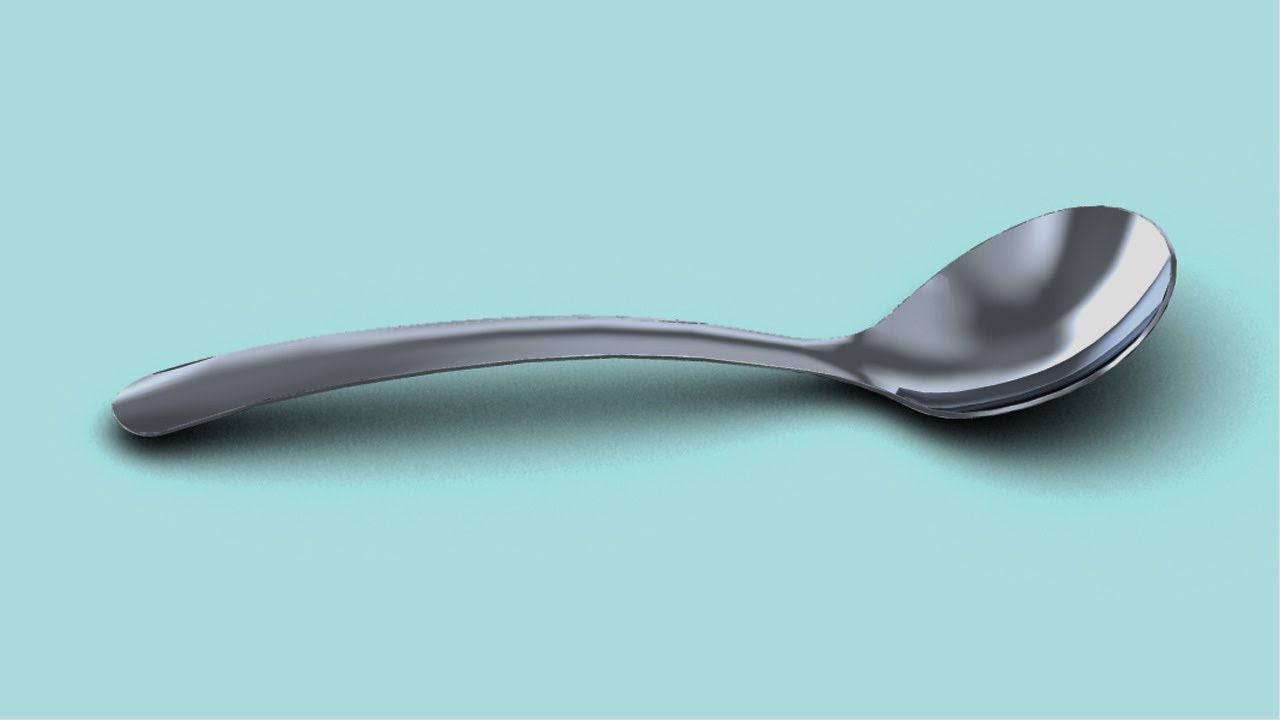 Creo Parametric: Spoon (1) - YouTube