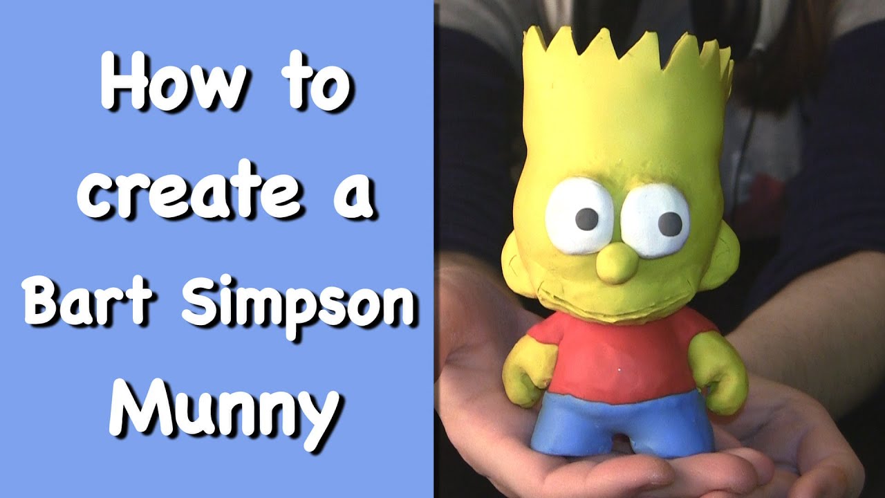 How to Create a Clay Bart Simpson - YouTube