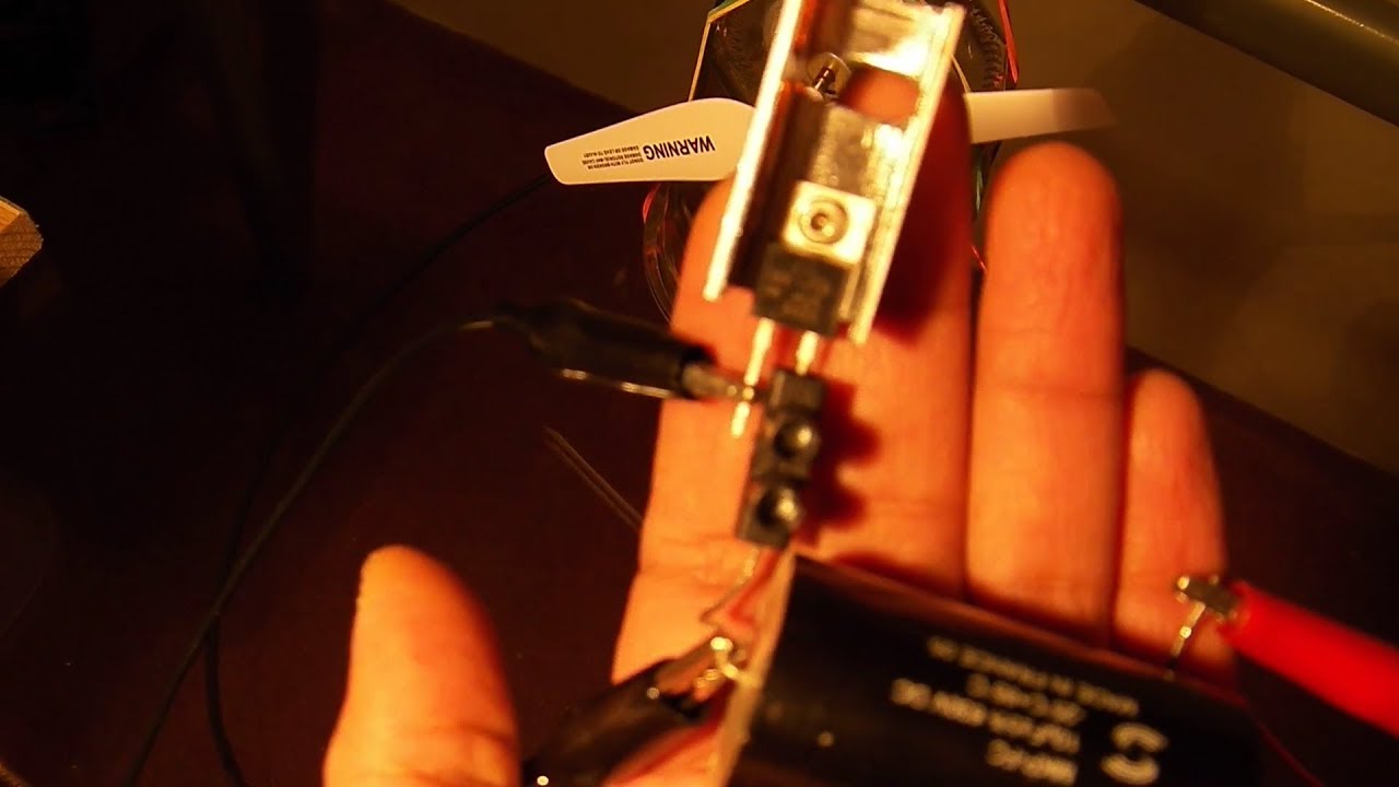 Wireless Powered Motor - Battery Powered Transmitter - YouTube