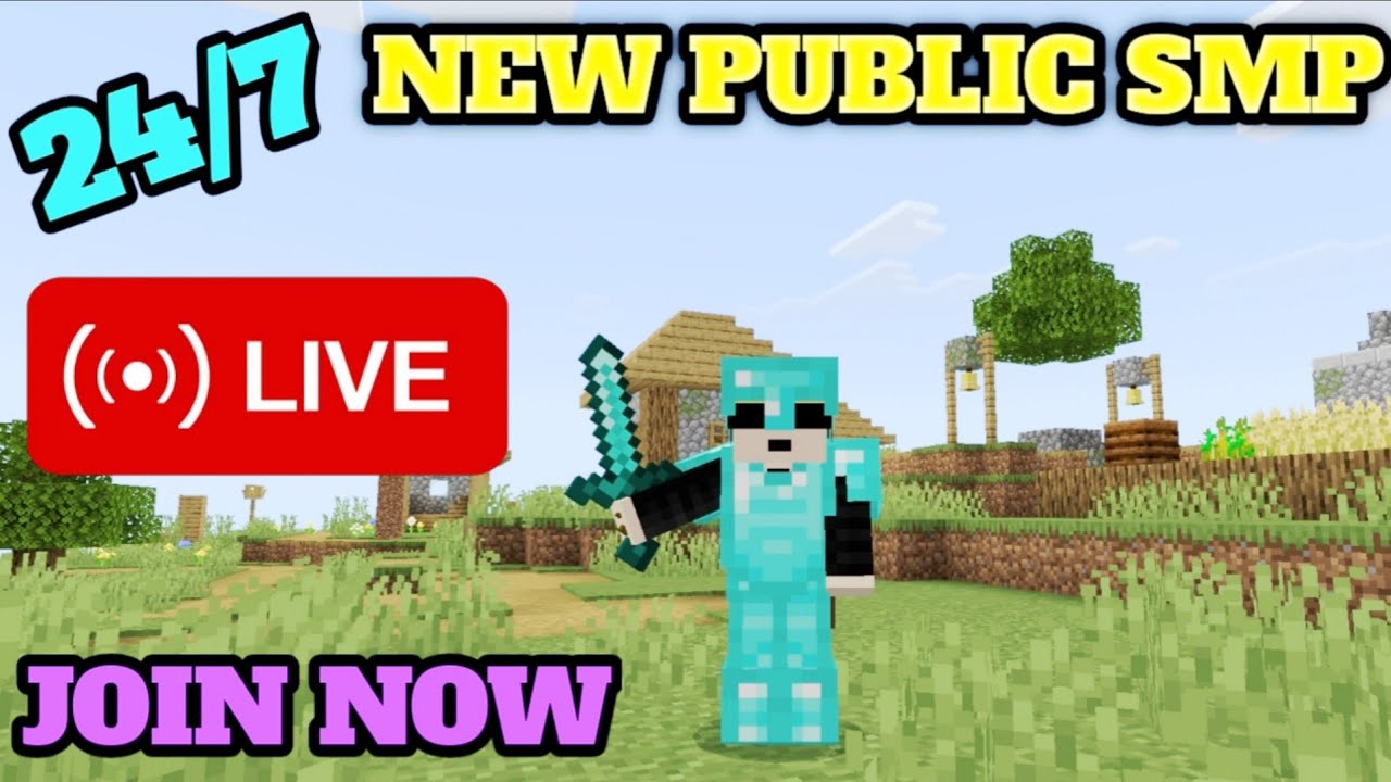 minecraft public smp live | join my public smp mc spider smp ...