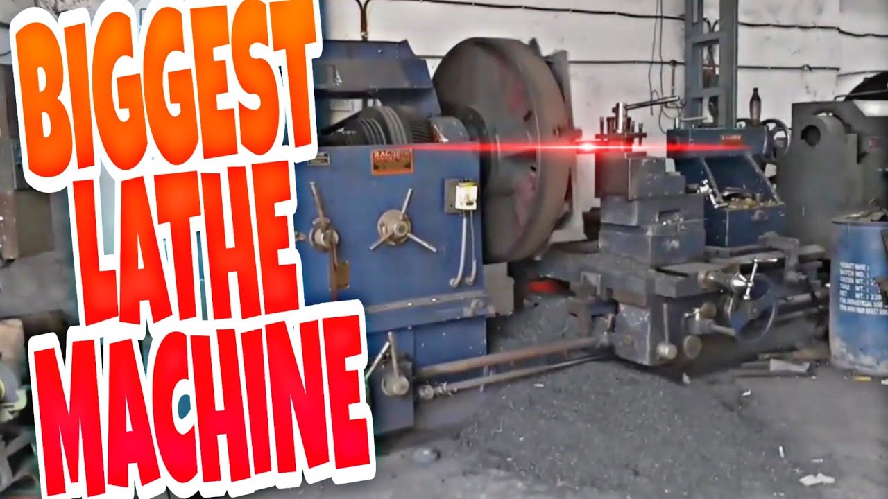 heavy duty lathe machine😱/biggest lathe machine/Umiya Engimech/jp ...