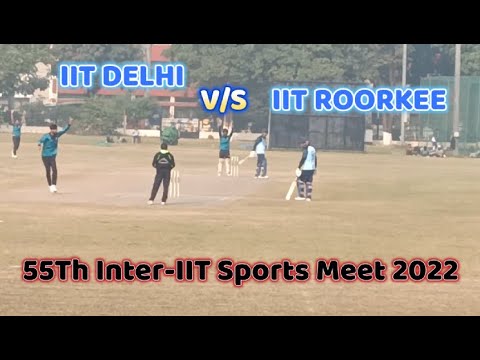 Cricket IITR & Delhi, Inter-IIT || @IITRoorkeeOfficialChannel ...