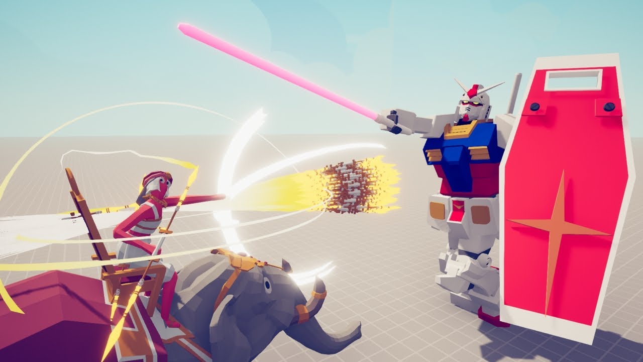 Gundam vs OP Ranged Units TABS Mod Totally Accurate Battle Simulator ...