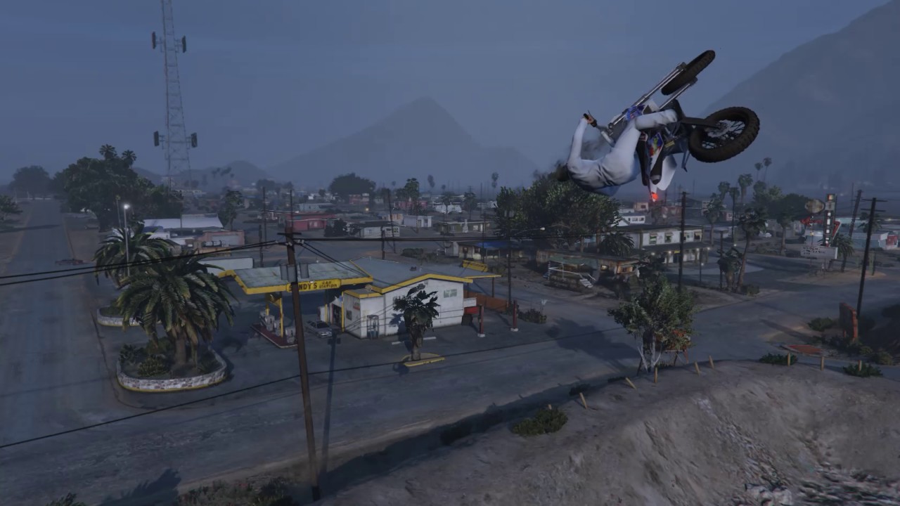 gta 5 stunt animation - YouTube