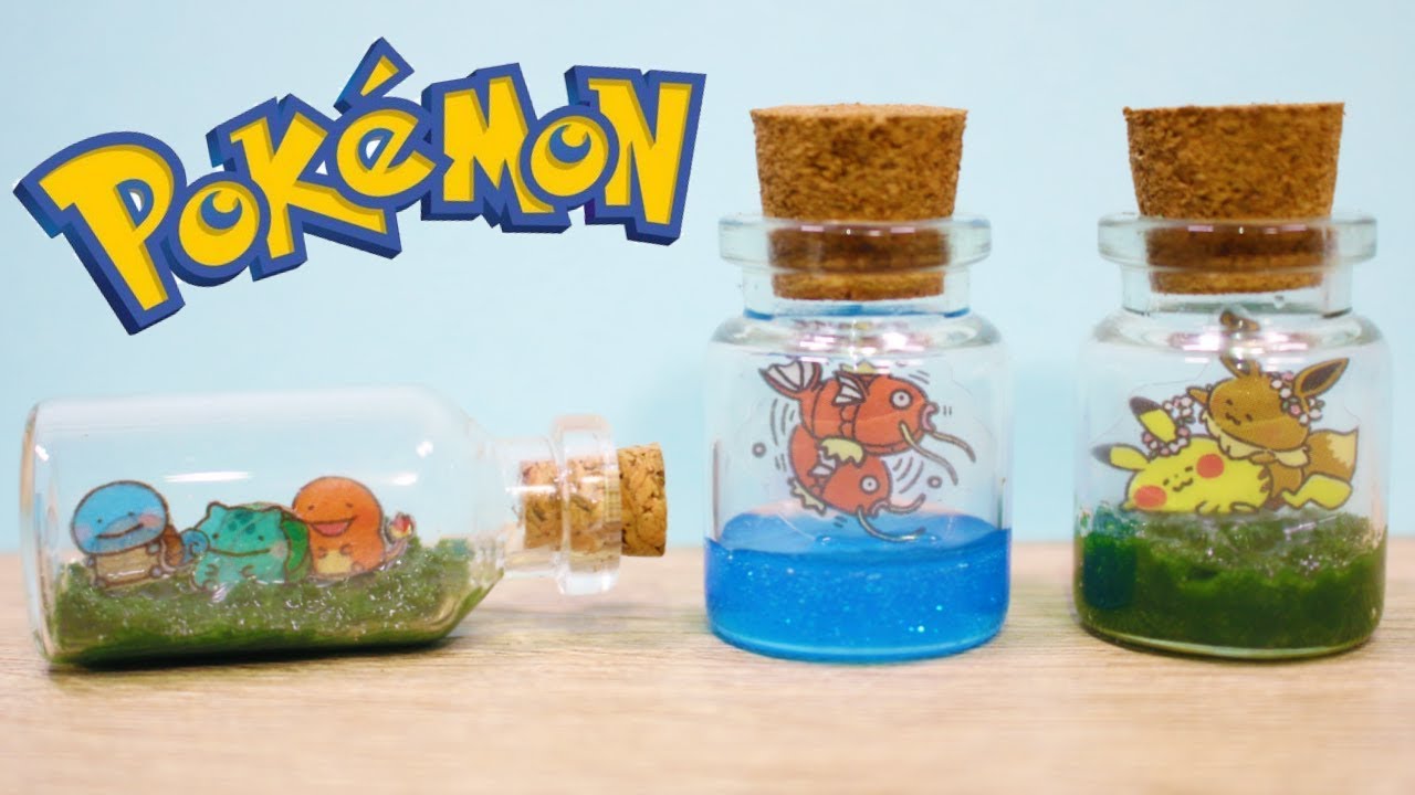 Pokemon x Kanahei Bottle Charm ft. PolymomoTea | UV Resin DIY - YouTube