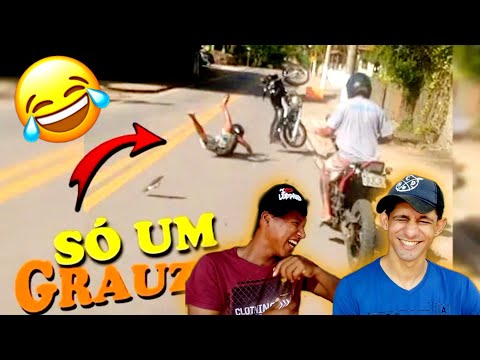 REAGINDO A VÍDEOS ENGRAÇADOS - do YouTube , Compilado Motos EP no Grau 🤣😂🤣😂#engracados #tentenãorir