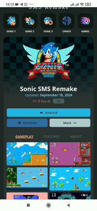 Como instalar Sonic SMS remake pack - YouTube