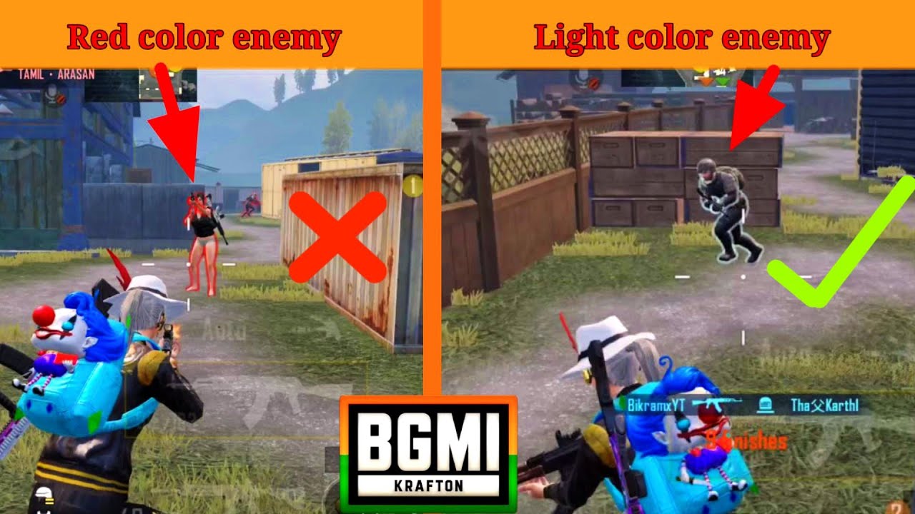 Bgmi trick enemy color change ⛔😳 - YouTube